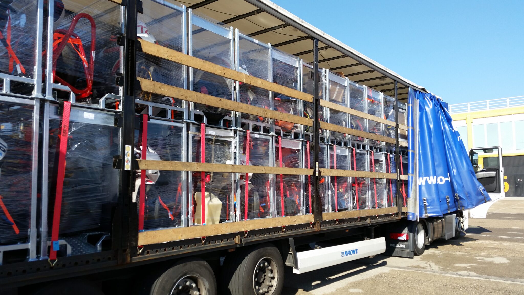 Motorradtransport Spanien – Hafeneger Renntrainings